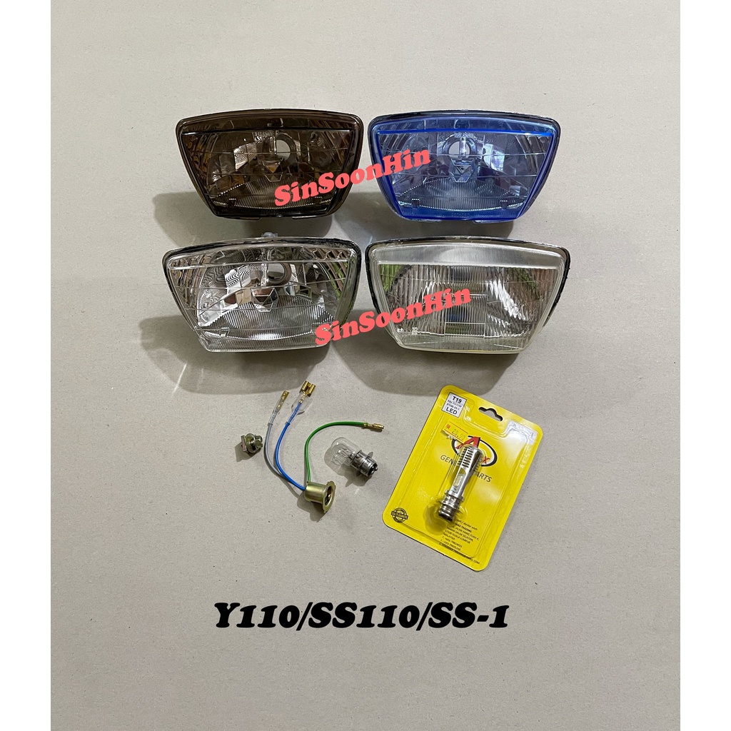 Yamaha SS110 / Y110 / SS-1 Head Lamp - Standard/Chrome/Blue/Smoke ...