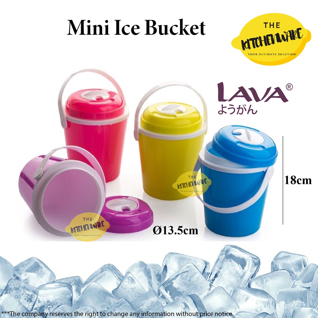 LAVA Mini Ice Bucket/ BPA Free Ice Bucket/ Mini Ice Storage/ Beverage ...