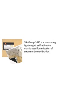 Sika SikaDamp 610 Dampening Pad 1.5 mm x 300 mm x 1000mm | Shopee Malaysia