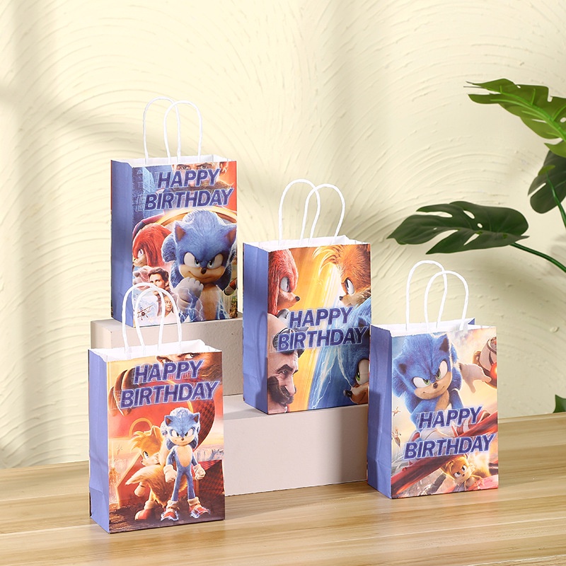Children's Birthday Party Paper Bag Factory Direct Selling Sonic Sonic ...