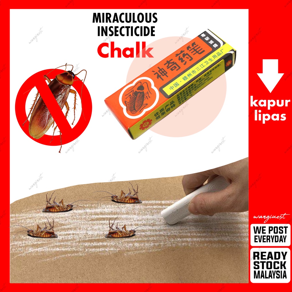 Ubat Semut dan Lipas Jenis Kapur Miraculous Insecticide Chalk for Ant ...