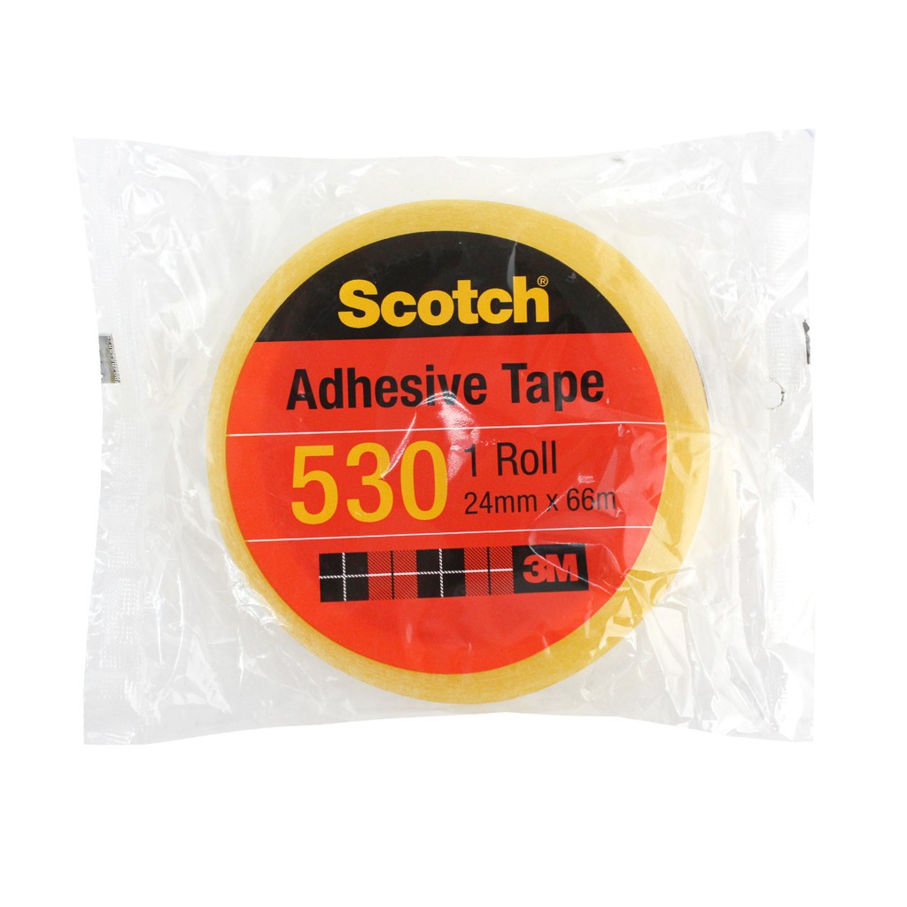 READY STOCK in M'sia ~*~ 3M Scotch 530 Adhesive Tape 24 MM X 66 M (1 Roll) | Shopee Malaysia