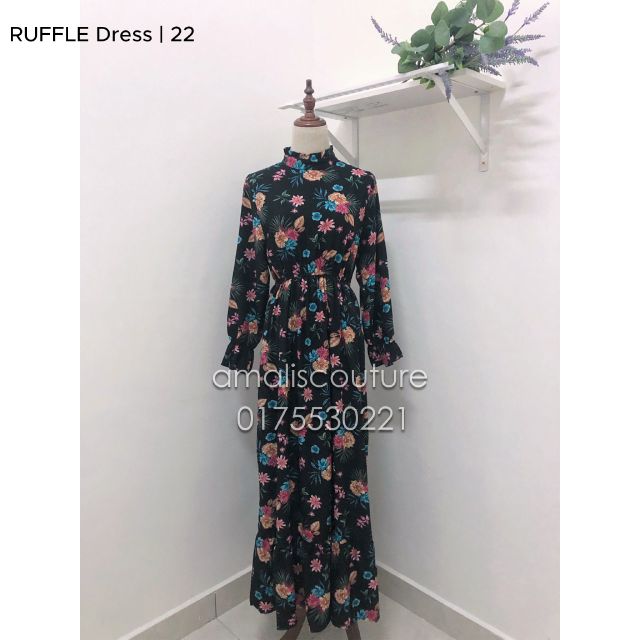 RUFFLE DRESS ( Sila baca caption di bawah👇🏼) | Shopee Malaysia