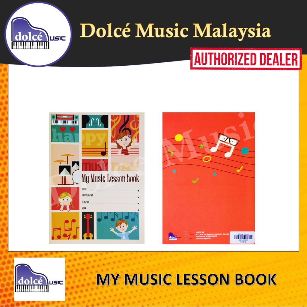 Dolce Music - My Music Lesson Book | Shopee Malaysia