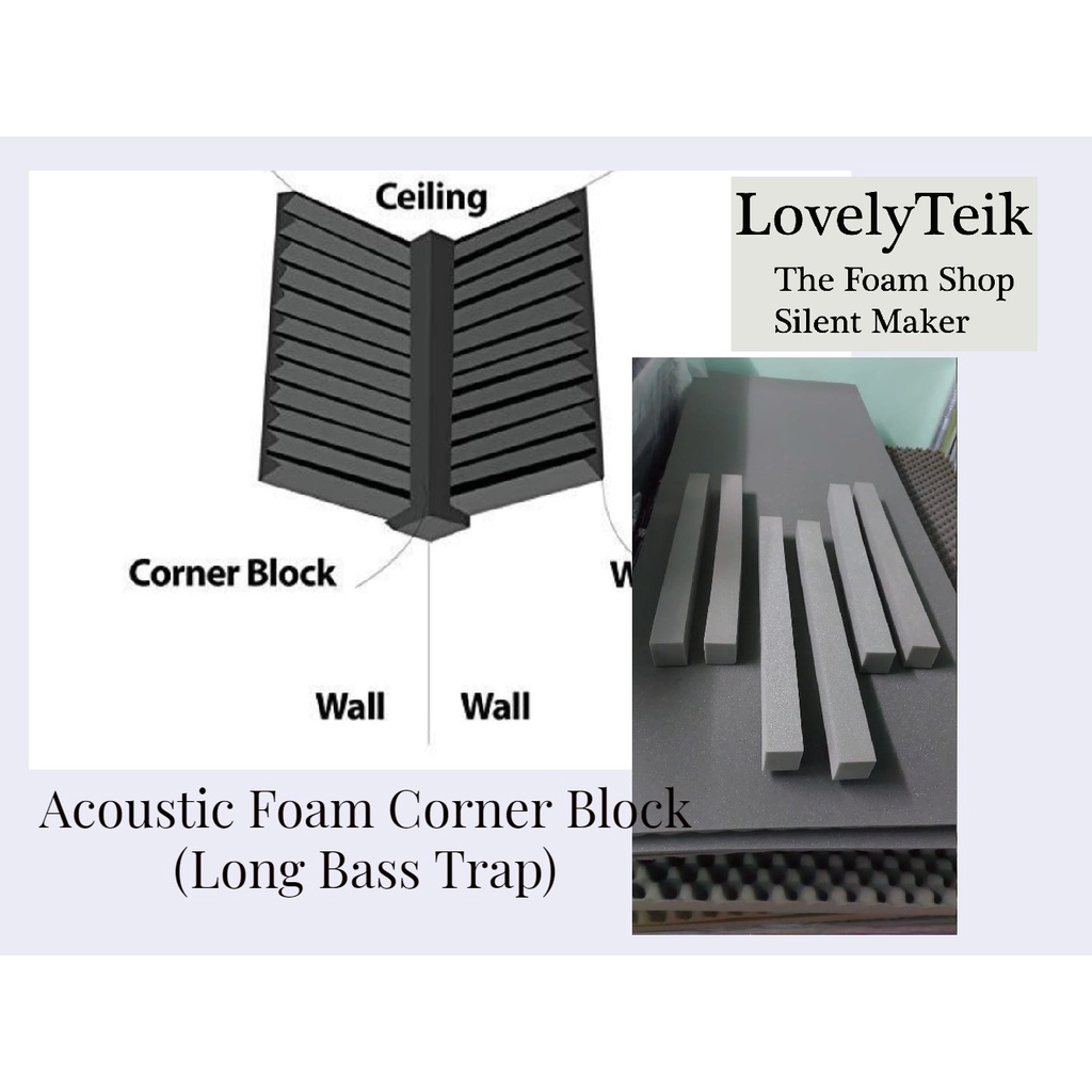 High Quality Long Bass Trap/Acoustic Corner Block/Acoustic Foam Edge ...