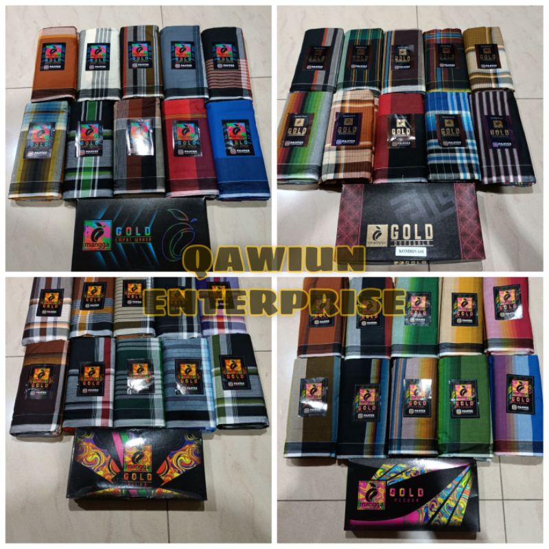 {*READY STOK*} KAIN PELIKAT MANGGA GOLD HARGA BORONG 10 PCS SIAP JAHIT ...