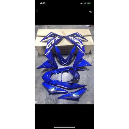 COVER SET RS150 V1/V2 GTR WINNER BLUE GP & Hijau Lumut /Army Green ...
