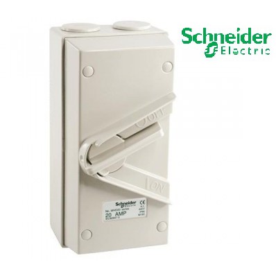 SCHNEIDER WHT20/35/63 20A/35A/63A 440V SURFACE MOUNT SINGLE POLE ISOLATOR IP66 | Shopee Malaysia