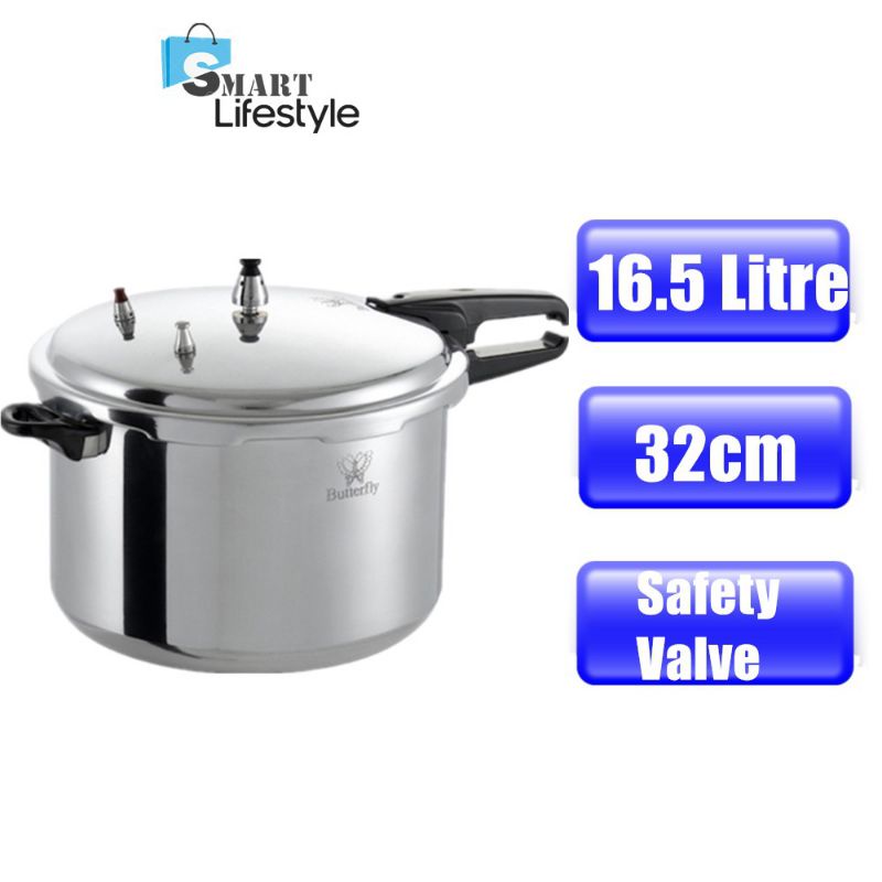 🔥OFFER🔥 Periuk Tekanan Tinggi Butterfly Pressure Cooker (16.5L) Mudah ...