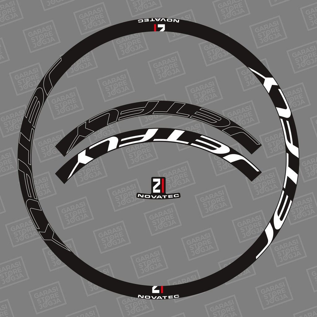 Novatec Jetfly Rims Sticker Decal 2cm wide | Shopee Malaysia