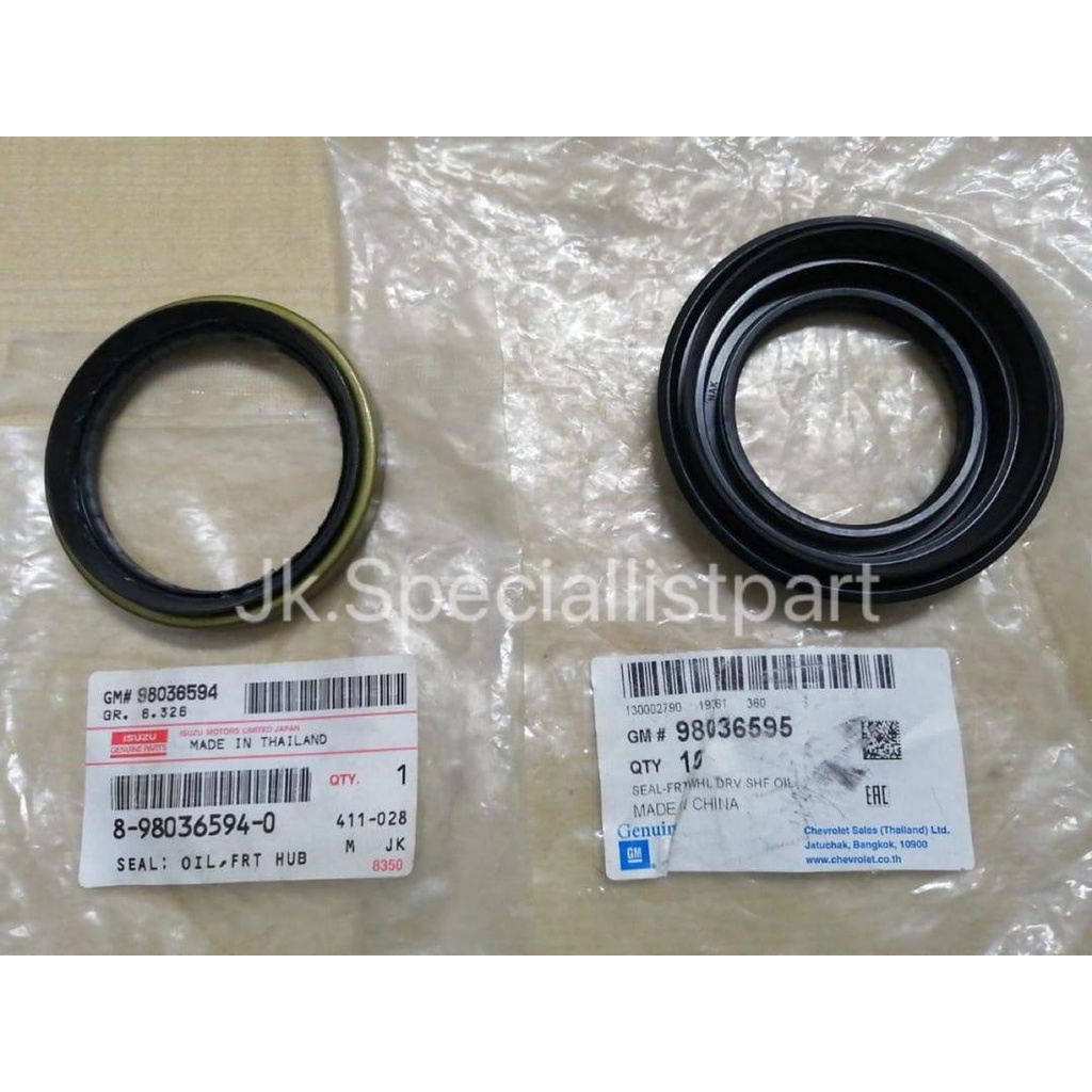 OIL SEAL WHEEL BEARING F/A INNER & OUTER GENUINE PART (ORIGINAL) [IN ...