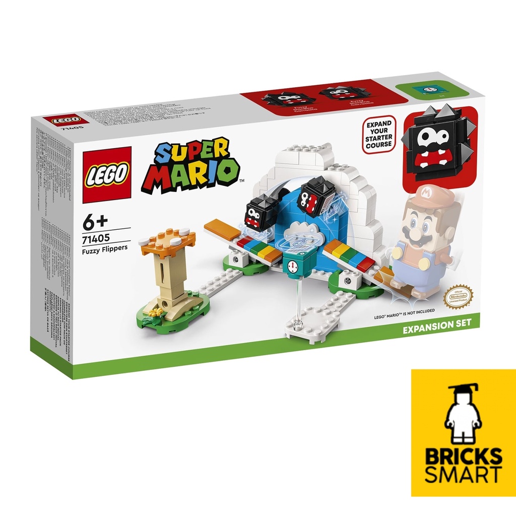71405 LEGO Super Mario Fuzzy Flippers Expansion Set (154 Pieces ...