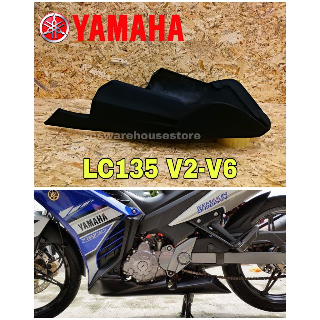Belly Pan LC135 Yamaha V2 V3 V4 V5 V6 V7 Fiber Glass Matt Black Sampan ...