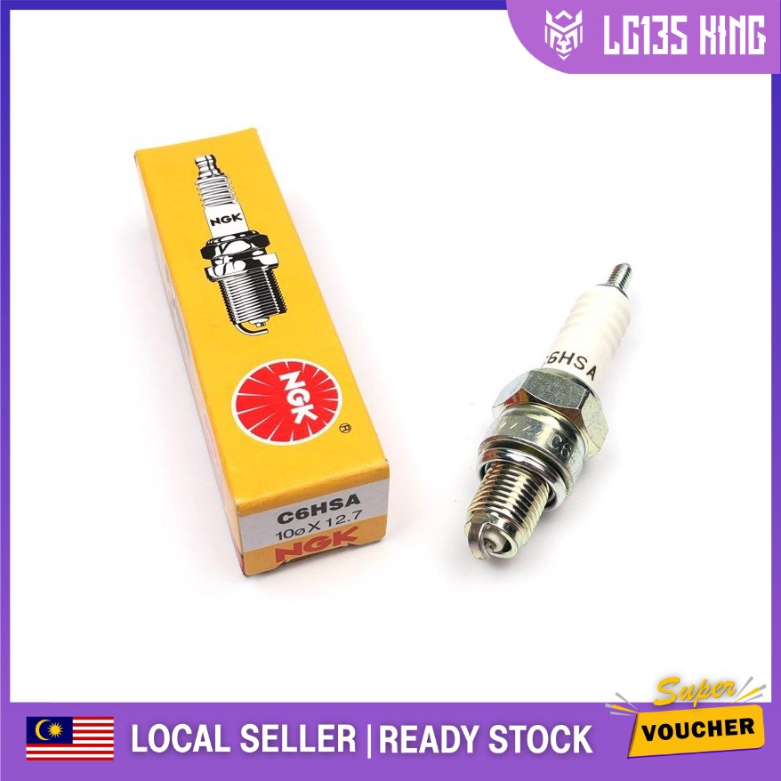 NGK SPARK PLUG [ C6HSA ] EX5 DREAM WAVE100 CLASS KRISS SRL110 SRL ...