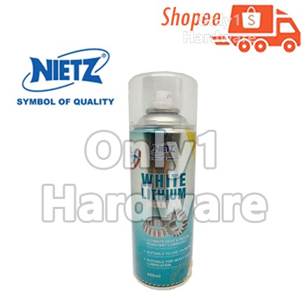 NIETZ WHITE LITHIUM GREASE AEROSOL SPRAY GREASE 400 ML | Shopee Malaysia