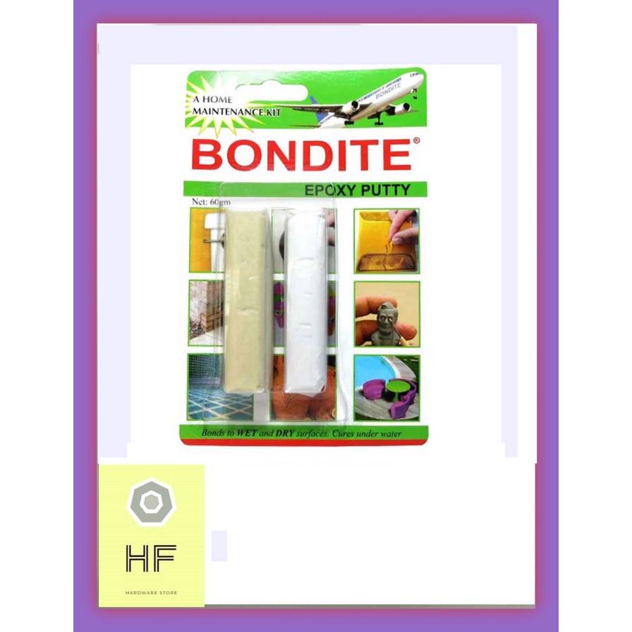 BONDITE Epoxy Putty Adhensive 60gm | Shopee Malaysia