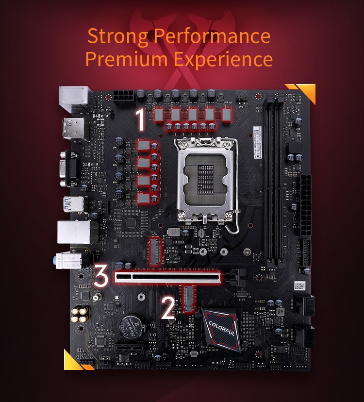 Colorful Battle-AX B660M-HD Deluxe V20 DDR4 Motherboard | Shopee Malaysia
