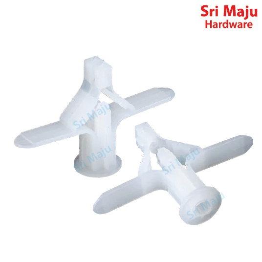 MAJU HD2 Nylon Butterfly Wall Plug for Hollow Partition Wall Ceiling ...