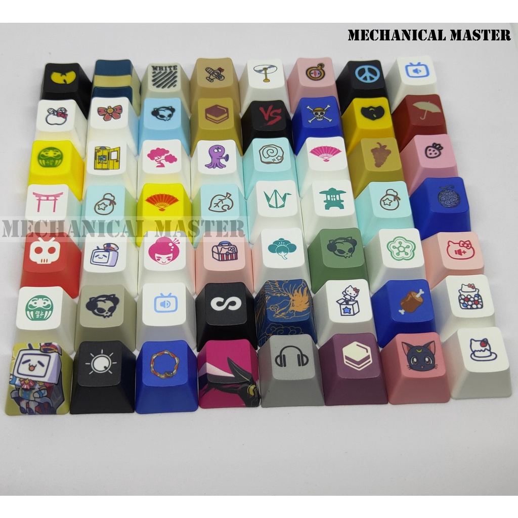 Cute PBT Keycap Random Design Key Cap Mechanical Keyboard Customized ...