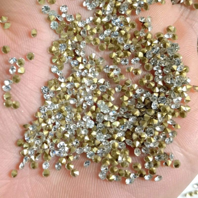 50 grams Pointed stone feet size SS6 (2mm) | Shopee Malaysia