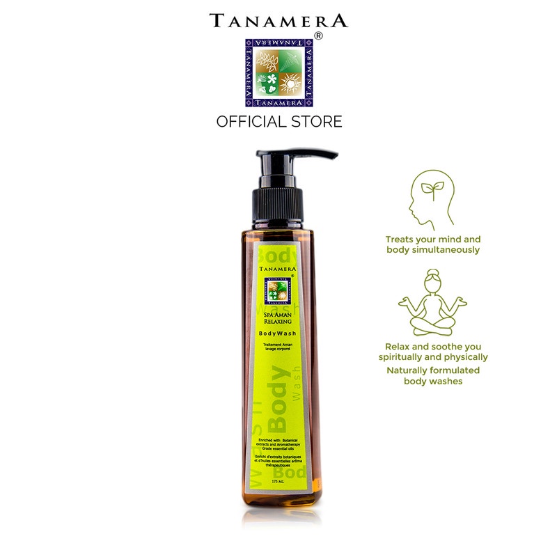 Tanamera Spa Aman Relaxing Body Wash 175ml | Shopee Malaysia
