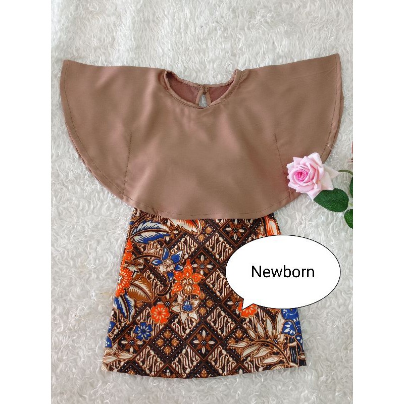 Baju Raya Kurung Kelawar Batwing Budak Anak Kids | Coklat Bronze Batik ...