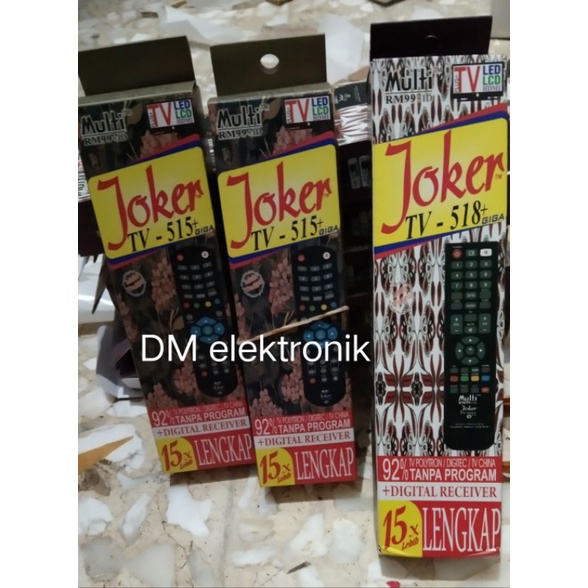 Complete joker remote without program/tv 515 | Shopee Malaysia