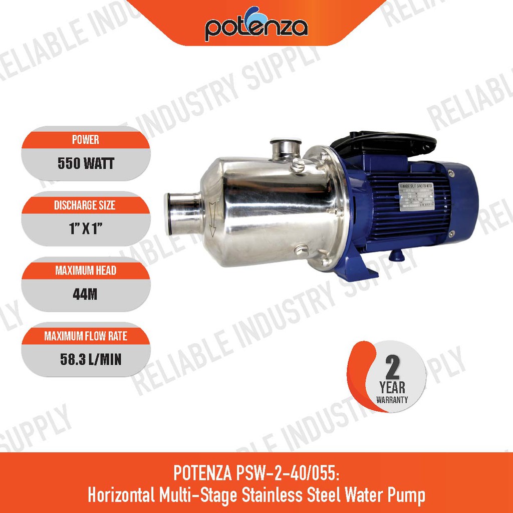 Potenza Horizontal Multi Stage Water Pump/ Household Water Pump/ Water ...