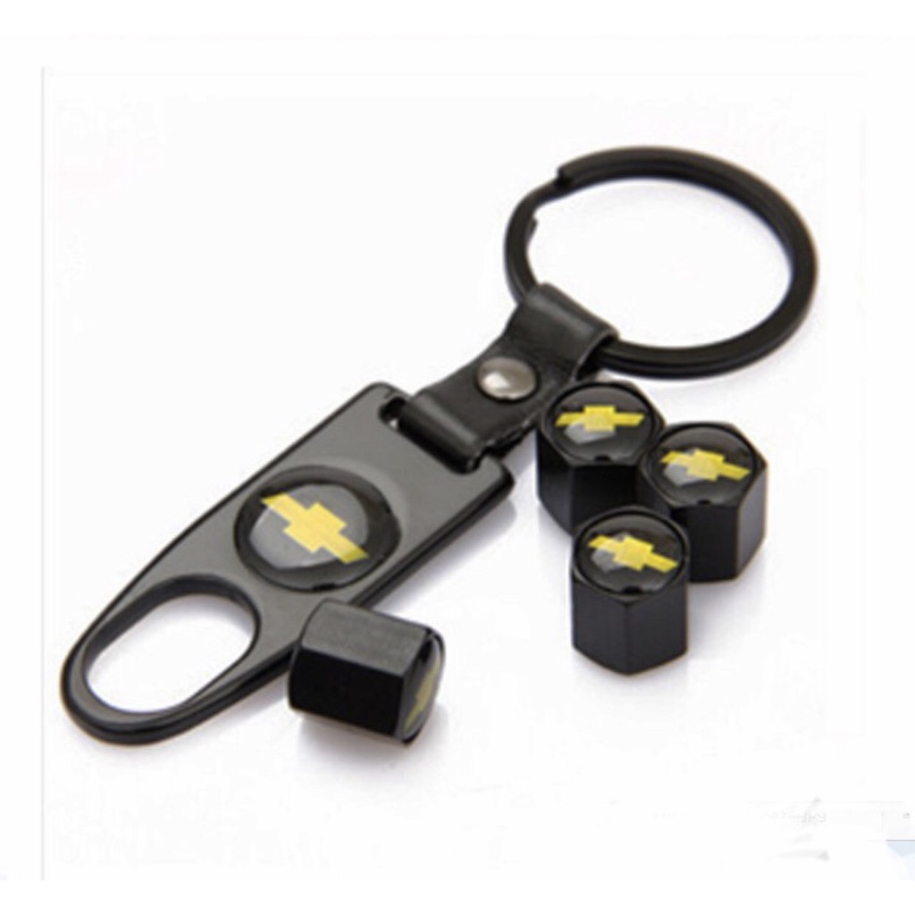 Car valve cover set with brand Logo - 4 Decorative Covers to Protect ...