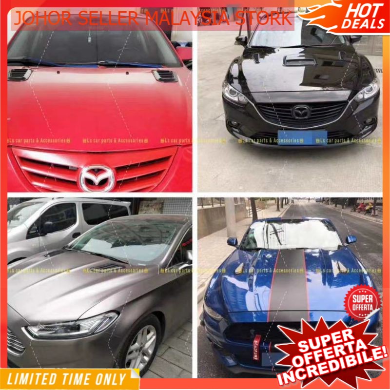 City Vios Kancil Viva Axia Front Evo X Engine Cover Hood Roof Trim ...