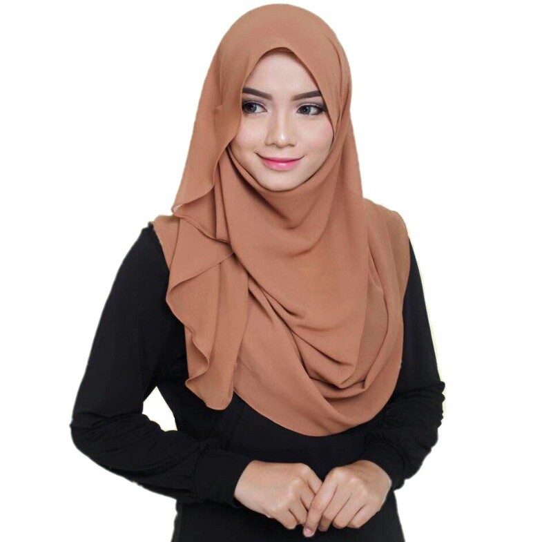Instant Shawl Dua Muka Loose | Shopee Malaysia