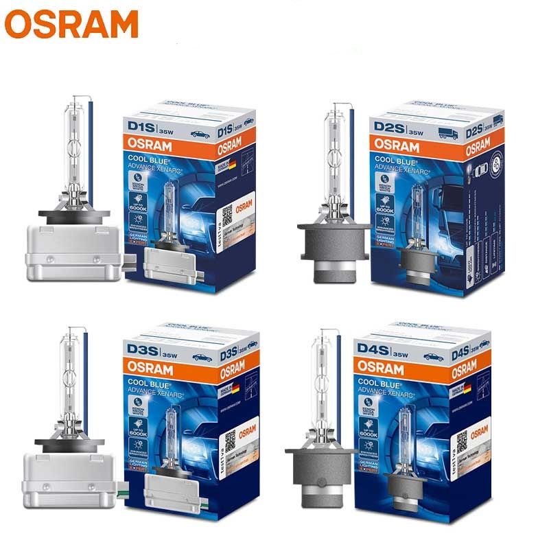 Osram Classic 4300K 6000K Standard Xenon Bulbs Bulb Mentol Lampu D1S ...
