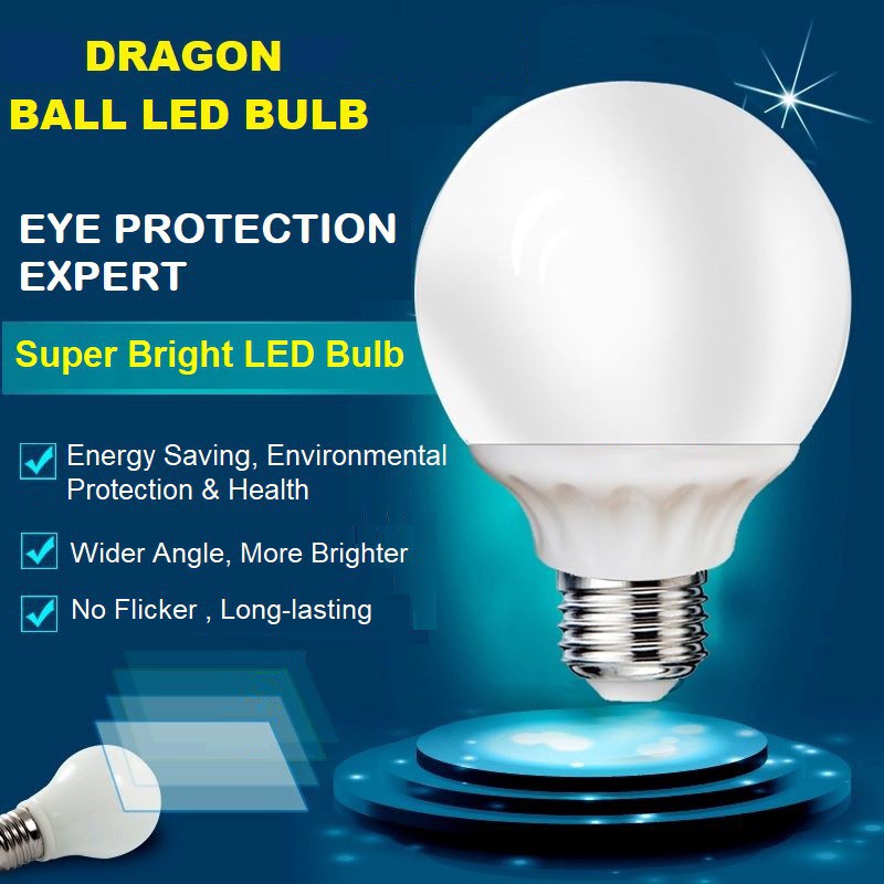 [24Hs Delivery]7W E27 LED Dragon Ball Light Bulb, Ceiling Light E27 Led ...
