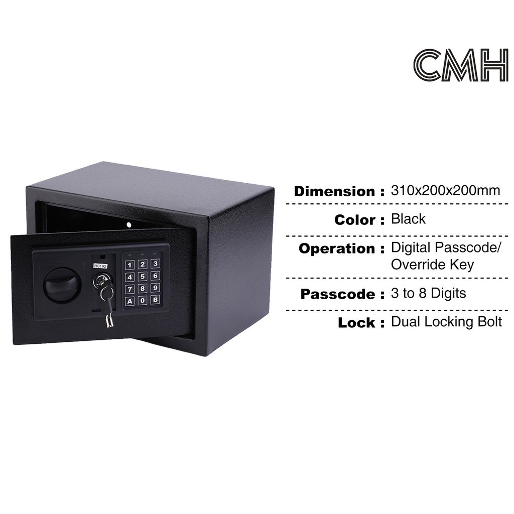 Personal / Home / Office Safe Digital Safety Box Security Box to Keep ...
