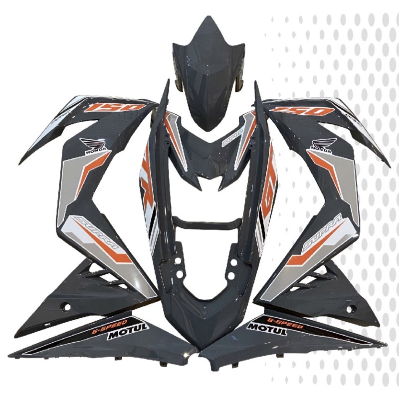 MAGIC BOY RS150 V2 WINNER GTR MOTUL ORANGE / GREY BODY COVER SET ...