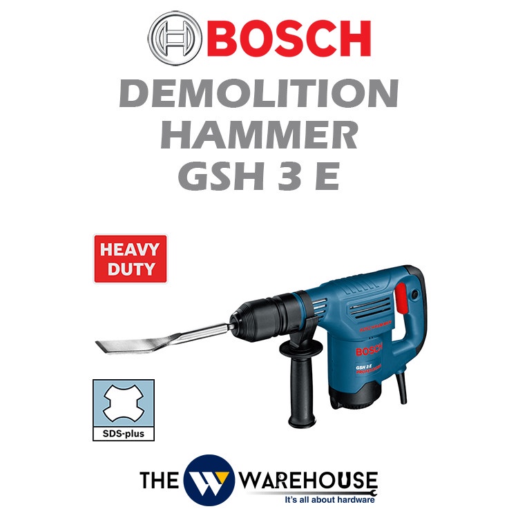 Bosch GSH 3 E Demolition Hammer GSH3E | Shopee Malaysia
