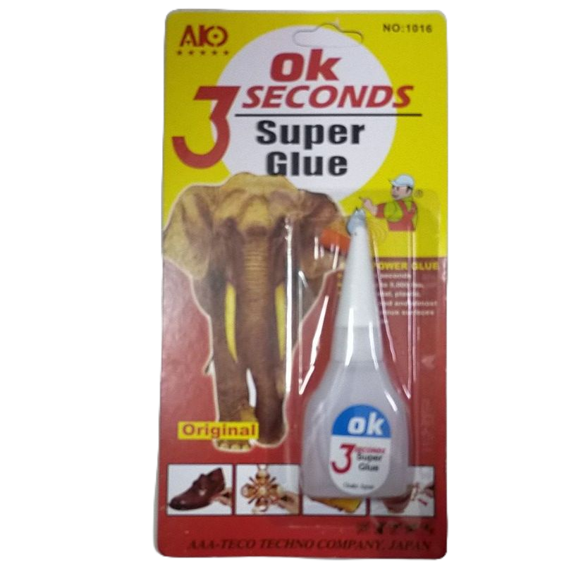 3 Seconds (Original) Super Glue / Gam 3 saat 1Pc | Shopee Malaysia