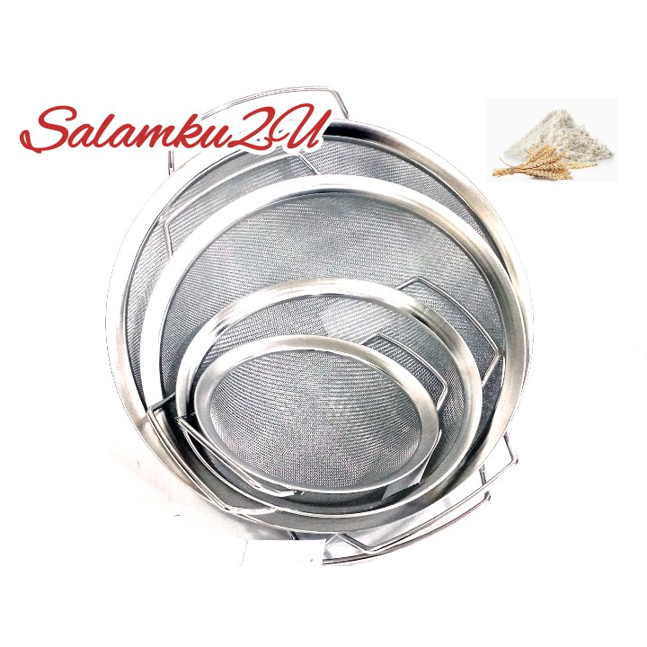 STAINLESS STEEL FINE MESH STRAINER / FLOUR STAINER / RICE STRAINER ...