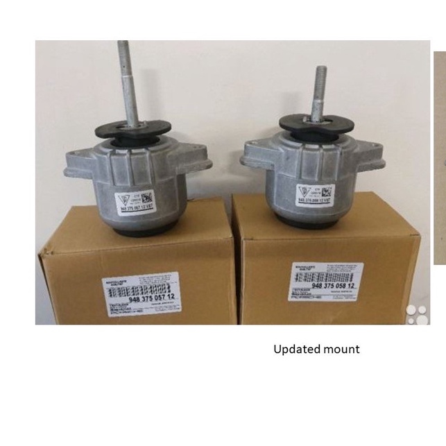 94837505712 94837505812 ENGINE MOUNTING LH/RH OF 2PCS FOR PORSCHE ...