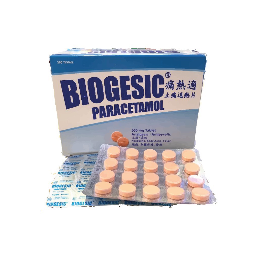 BIOGESIC TABLET (PARACETAMOL) 20S | Shopee Malaysia