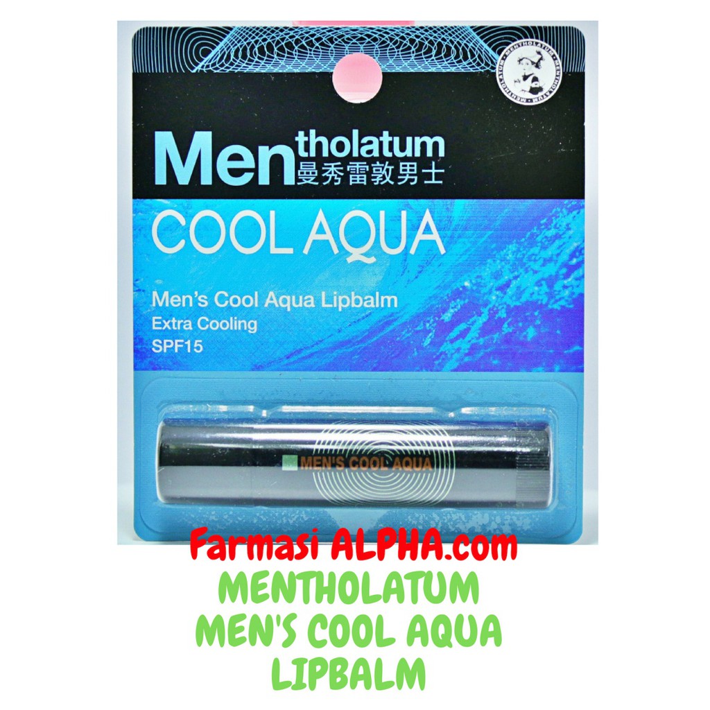 Mentholatum Men's Cool Aqua Lipbalm 1's | Shopee Malaysia