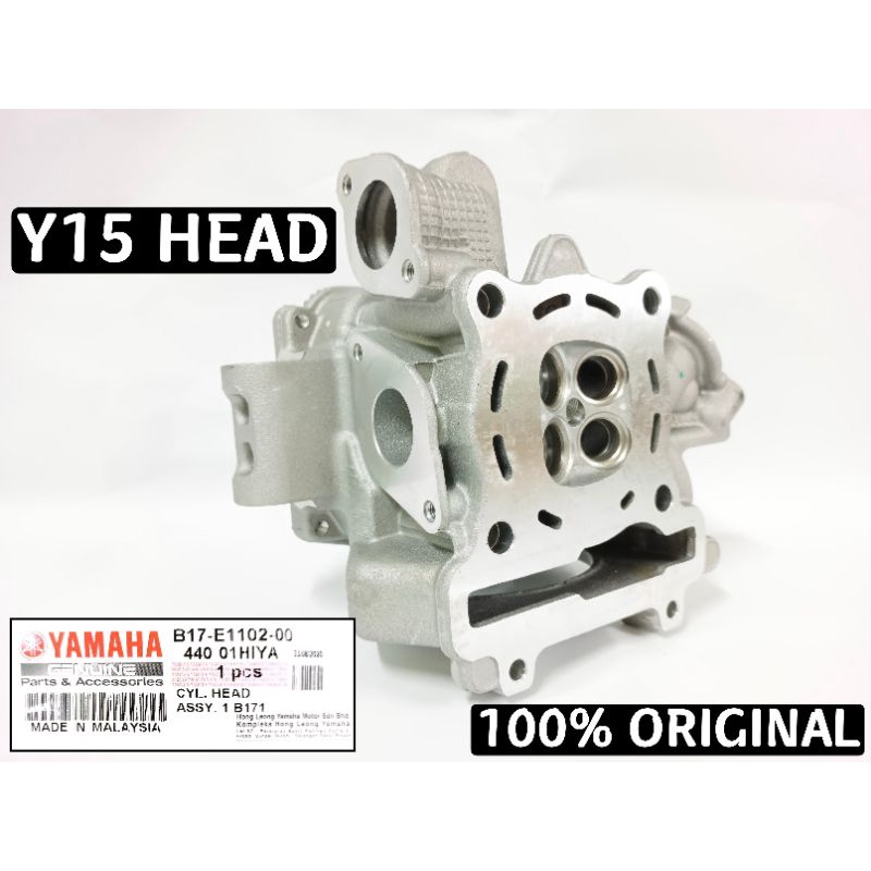 (100% ORIGINAL) YAMAHA Y15 CYLINDER HEAD STANDARD STD Y15 HLY 100% ...