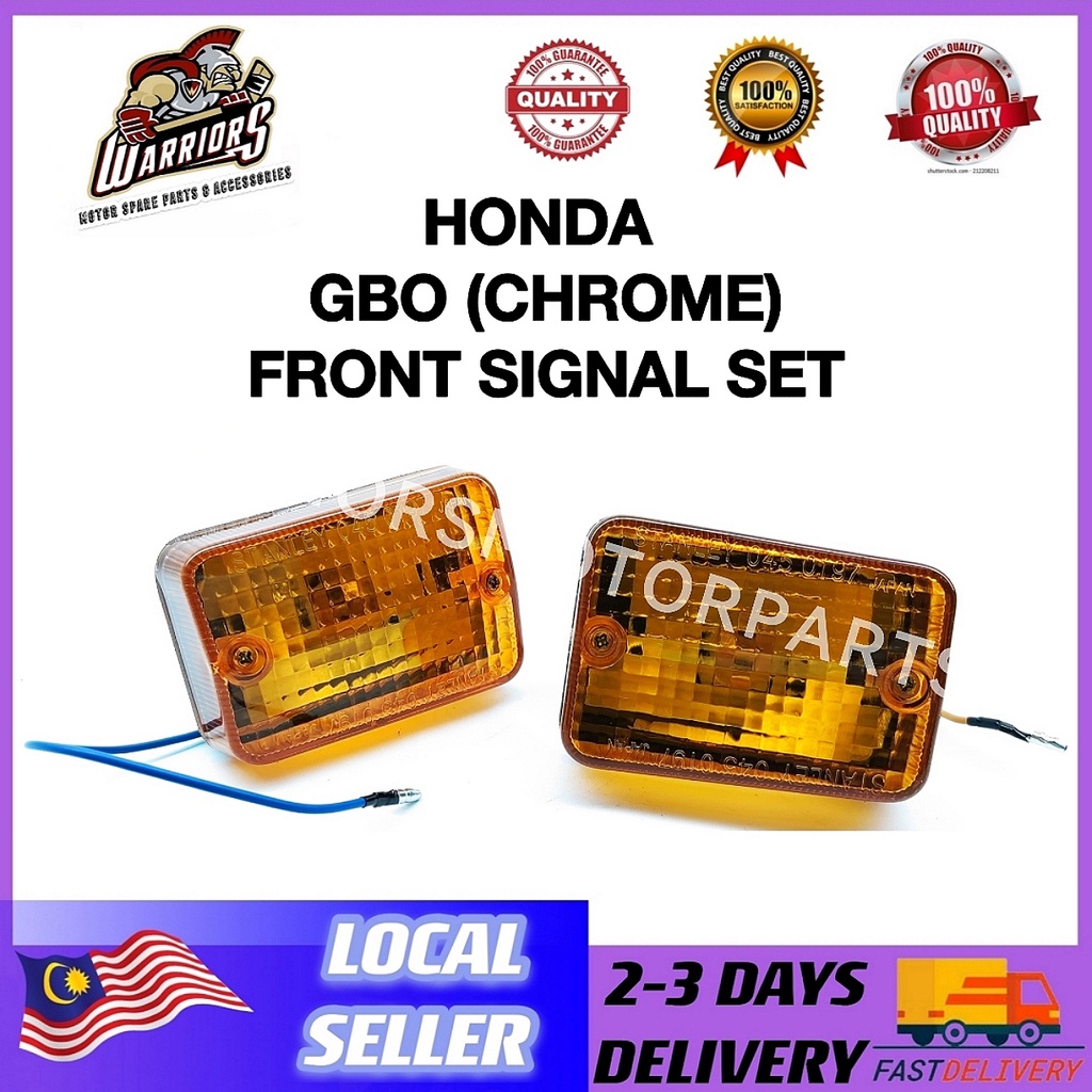HONDA GBO GBO-J GBOJ GBO J FRONT SIGNAL LEFT RIGHT SIGNAL DEPAN KIRI ...