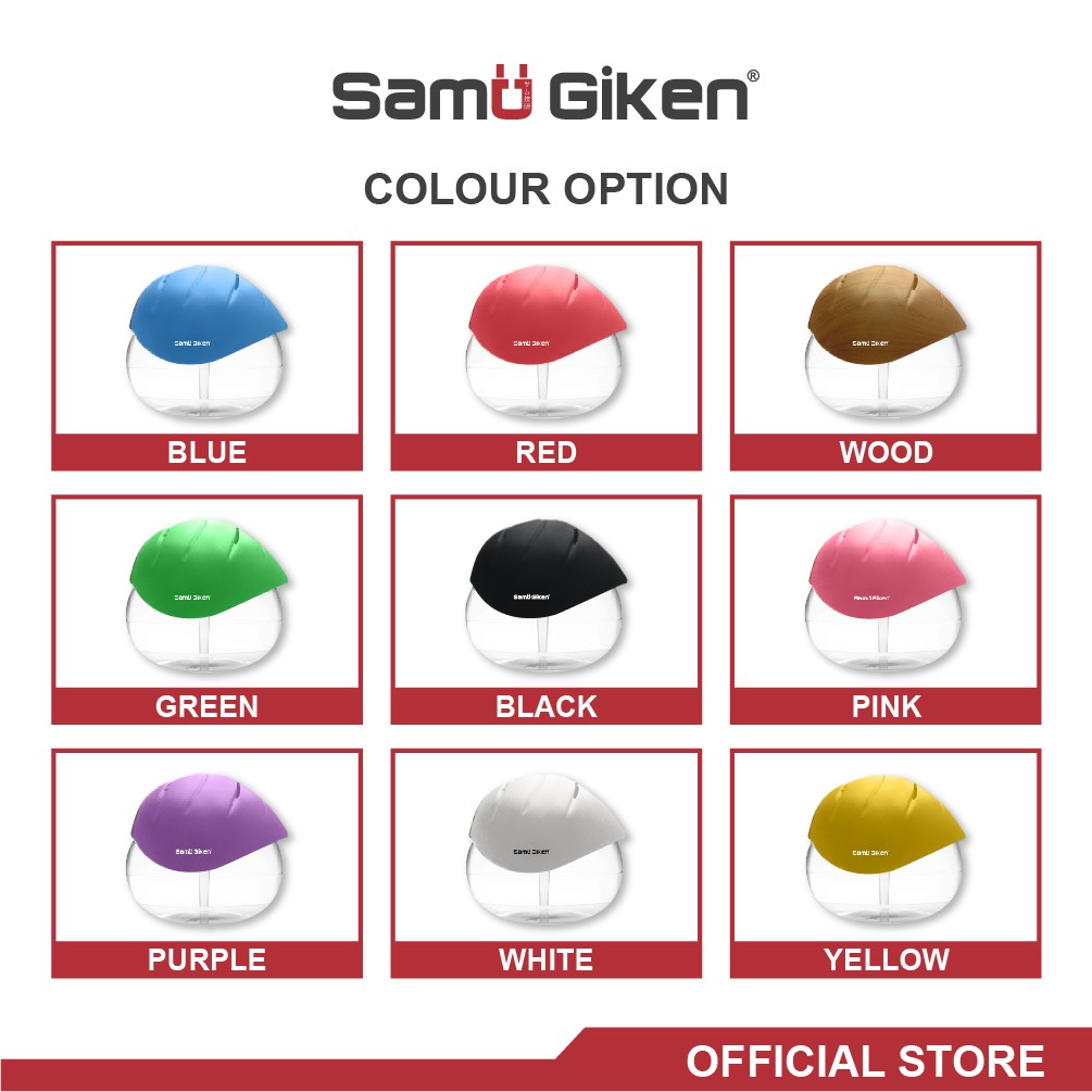 Samu Giken Pembersih Udara Beraroma | Watering Air Revitalisor Aroma Purifier Diffuser with LED ...