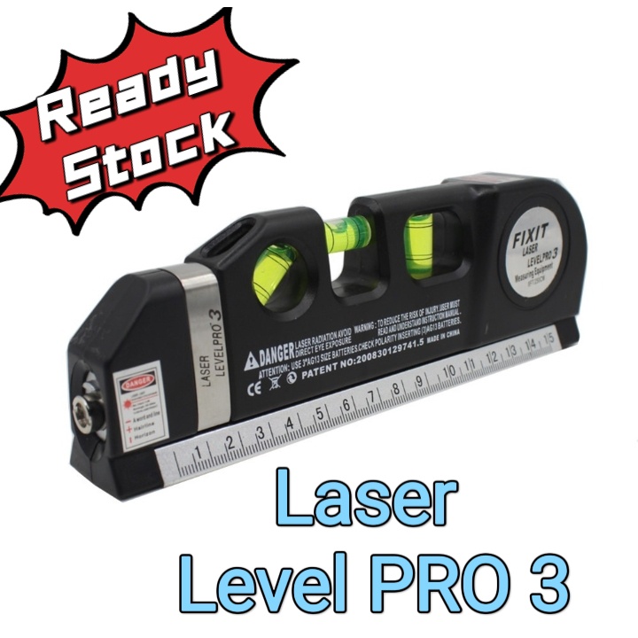Multi Function High Precision Laser Level PRO 3 Gauge With Steel Ruler ...