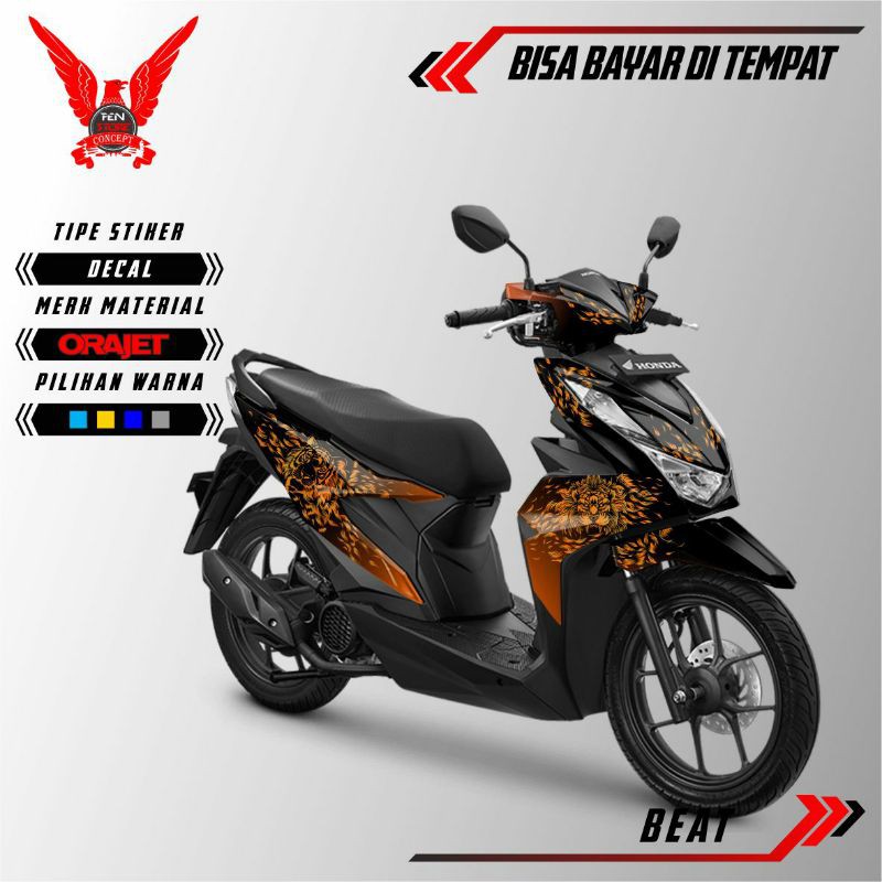 Decal Beat Full Body Absrak Hariamau 02 Decal Beat Sticker Beat Sticker ...