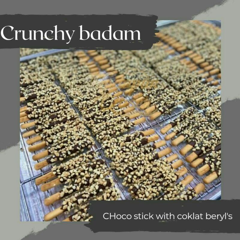 CHoco stick with coklat beryl's/ biskut jejari coklat 🌼homemade🌼 ...