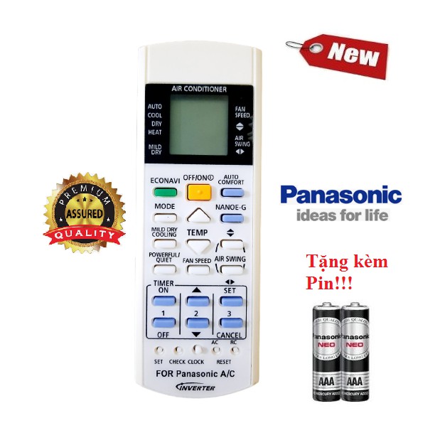 Panasonic Air Conditioner Control 1 & 2-Way Inverter Nano Eco- Good 100 ...