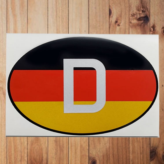 Sticker D Germany Flag LN | Shopee Malaysia