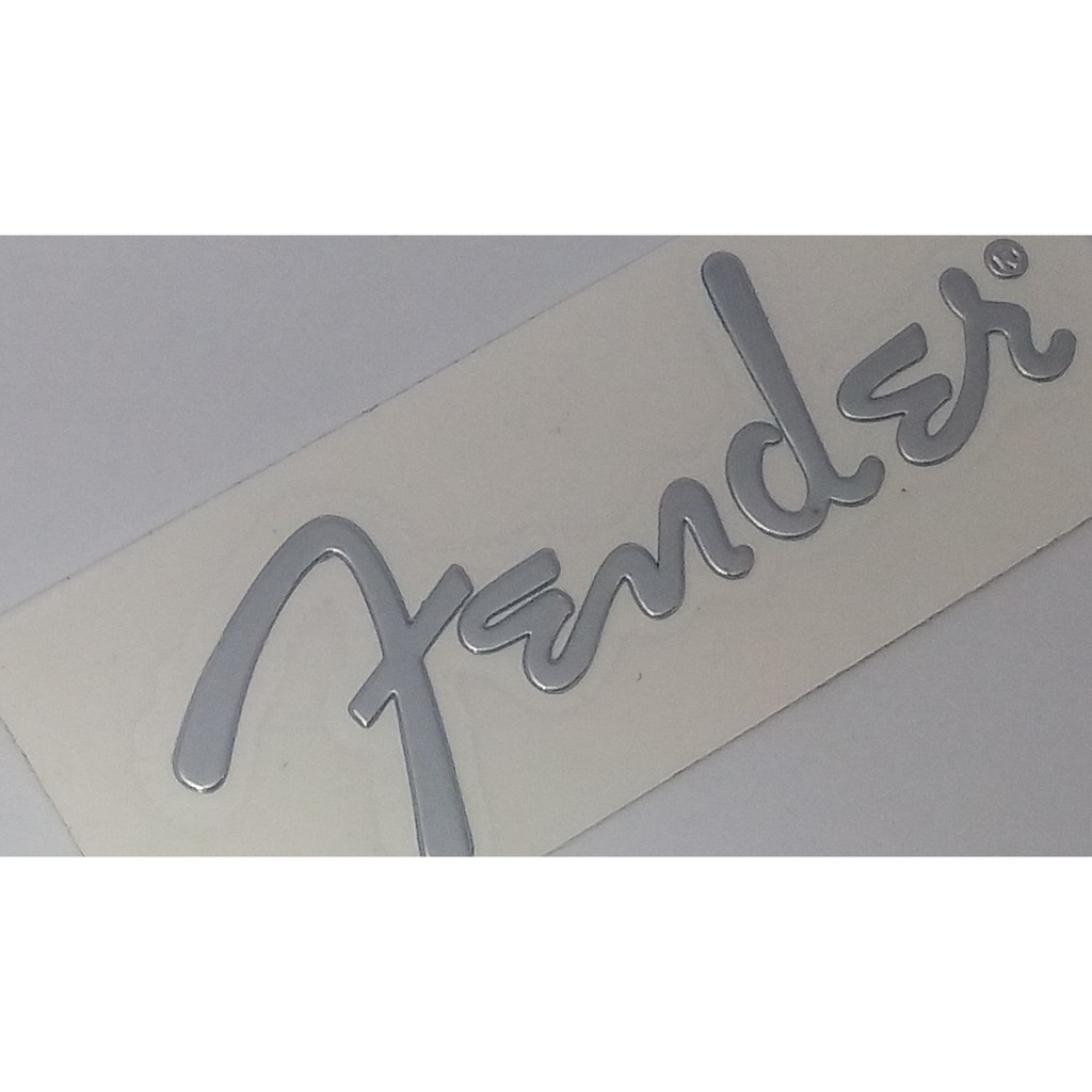 Fender 02 Metal Chrome logo for headstock restoration | Shopee Malaysia